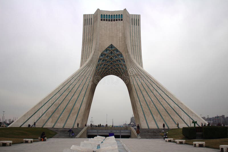 Picture Taken of Azadi Tower from Azadi Square Editorial Photo - Image ...