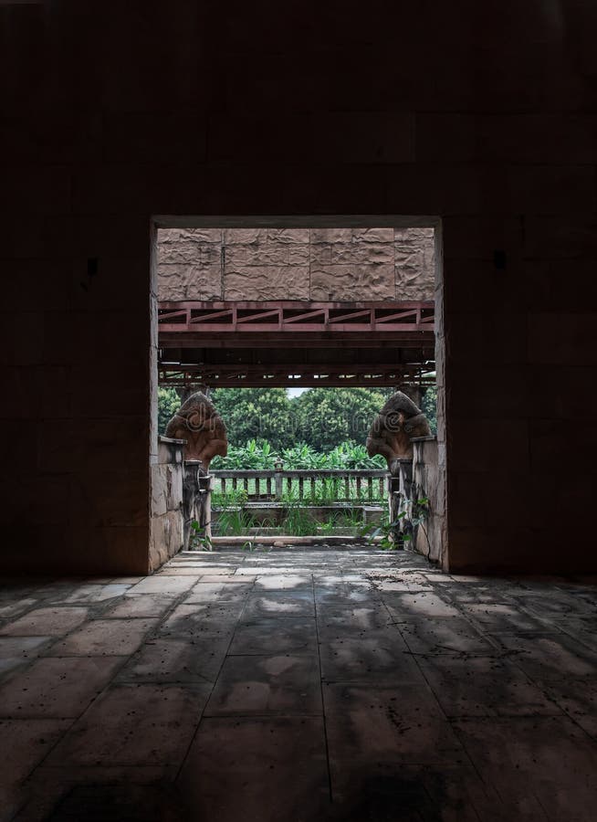 A Picture Taken from the Inside of a Abandoned Building Looking Out ...
