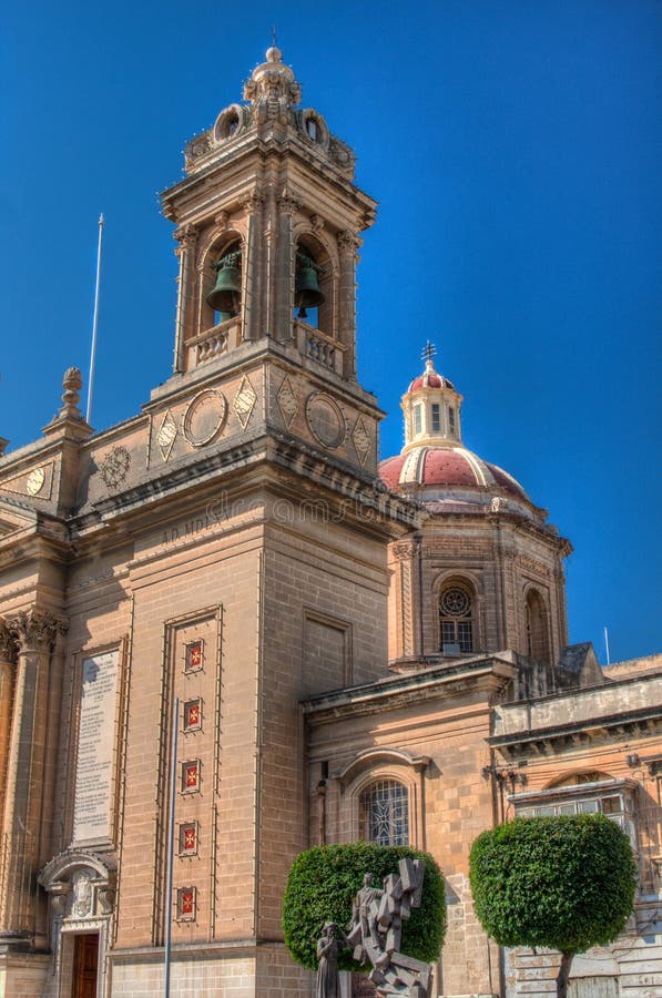 Malta stock image. Image of church, fall, landscape, malta - 30264065