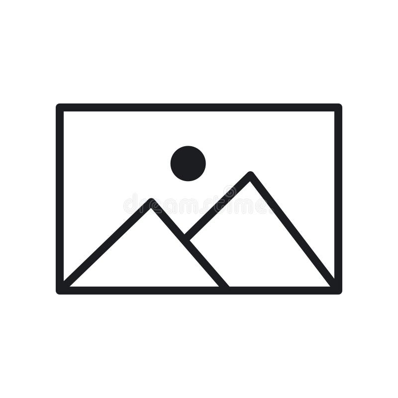 Picture Template Icon stock vector. Illustration of file - 336555164