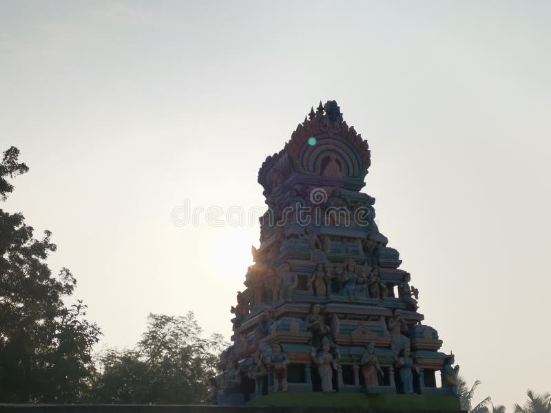 A Silhoutte of a Temple Plane Stock Photo - Image of ancient, silhoutte ...