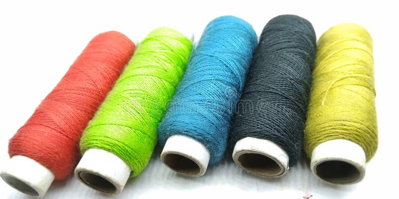 A picture of thread roll , stock photo. Image of color - 153030676