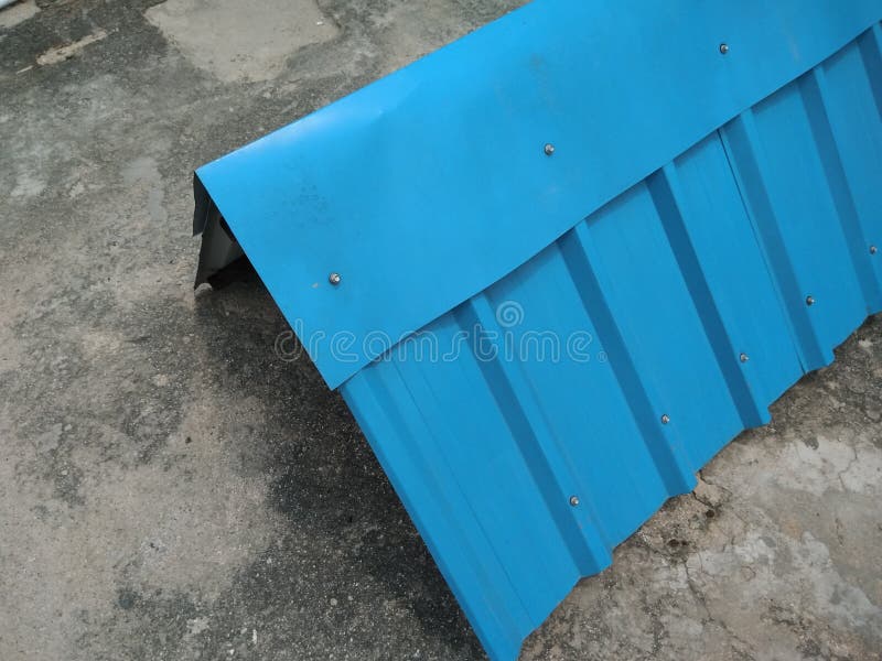 A Picture of Tin Shade for Roof , Stock Image - Image of fence, line ...