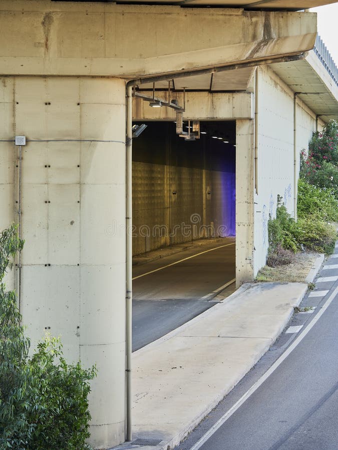 A Picture of an Underground Road Stock Image - Image of inside ...