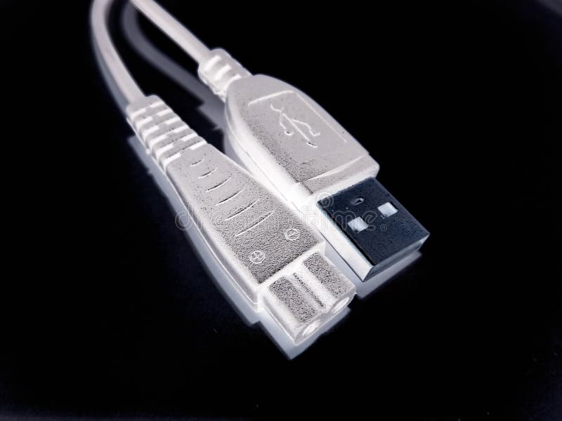 A picture of usb cable , stock photo. Image of computer - 176934830