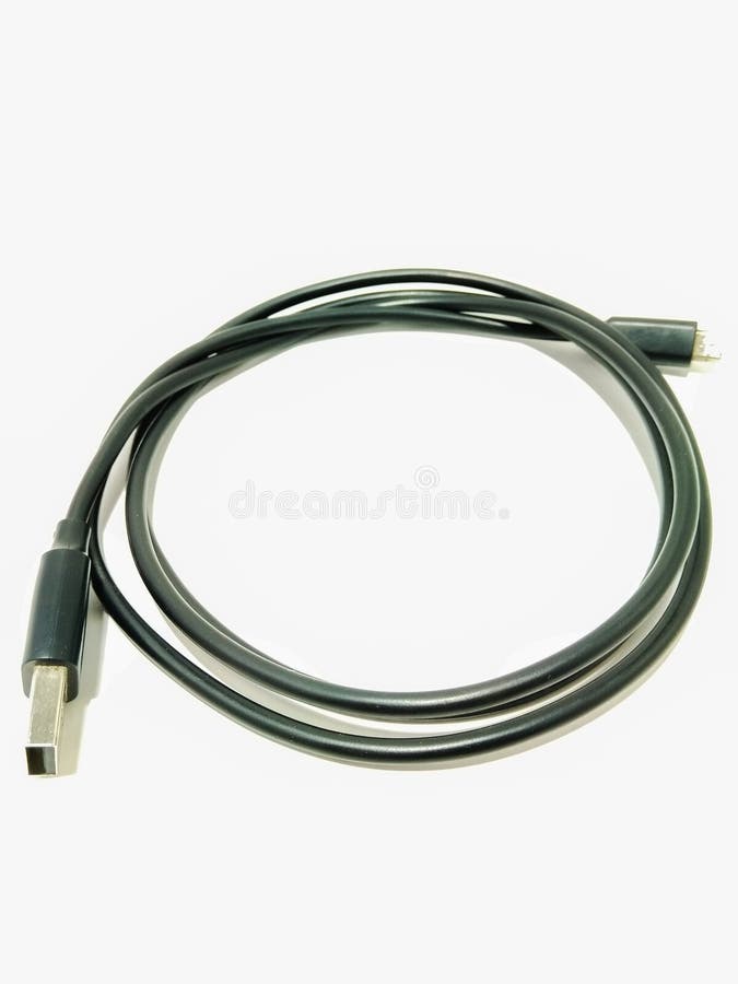 A Picture of Usb Cable with Selected Focus Stock Image - Image of ...