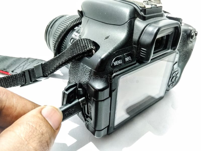 A Picture of Usb Jack in Camera , Stock Image - Image of modern, object ...