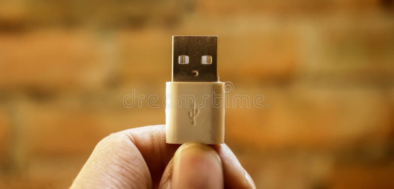 This is the Picture of USB Port. Stock Image - Image of adapter ...