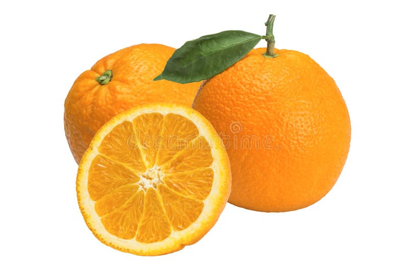 Two Half Orange and Orange stock photo. Image of health - 38273790