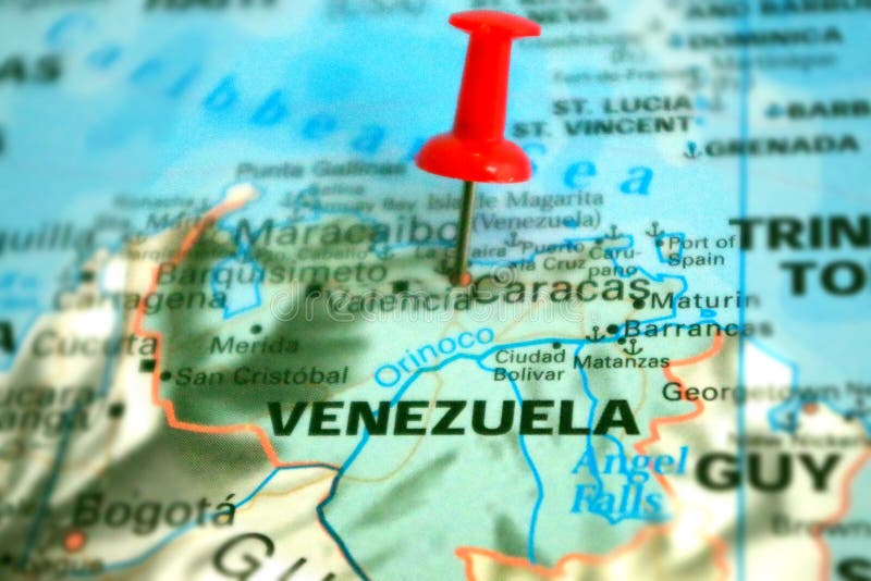 World Map Venezuela Located Stock Photos - Free & Royalty-Free Stock ...