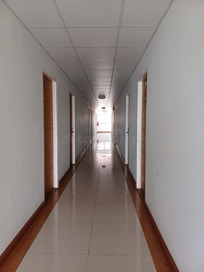 Picture of Walkway Inside the Building. Stock Photo - Image of walkway ...