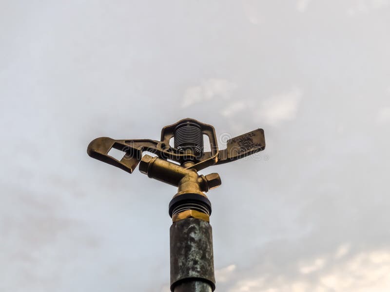 A picture of water sprayer stock photo. Image of metal - 197549012