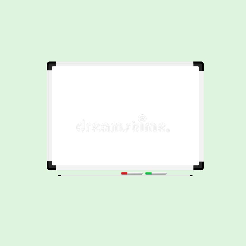 Picture of White Board. Vector Illustration Stock Illustration ...