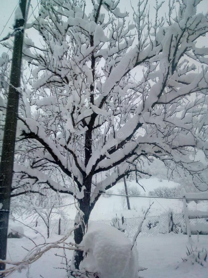 Winter in village in march stock photo. Image of village - 178450546