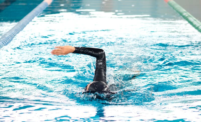 Picture Women Exercise Freestyle Swimming Stock Image - Image of race ...