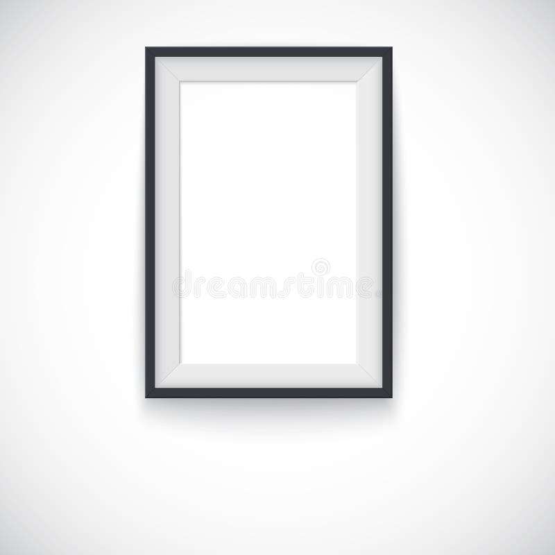 Picture Wood Frame Vertical, Vector for Image or Stock Vector ...
