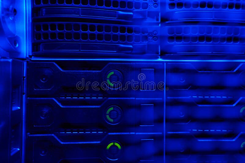 Picture of Working Mainframe in Database Center Stock Photo - Image of ...
