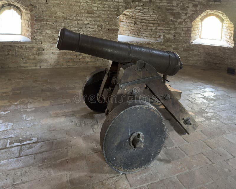 Cannon on Display in the Fortress of Vignola Near Modena, Italy ...