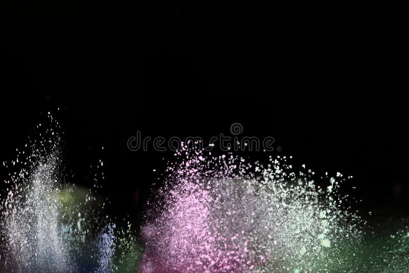 Color powder in scattering stock image. Image of powder - 139509761