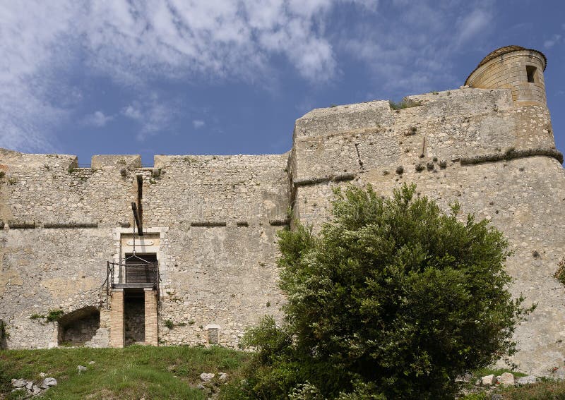 Mount Alban Fort, between Nice and the Bay of Villefranche, France ...