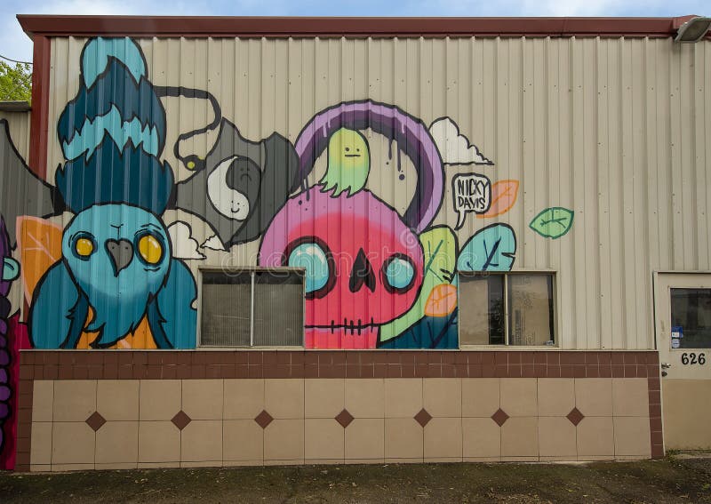 Mural by Nicky Davis for the Wild West Muralfest in Dallas, Texas ...
