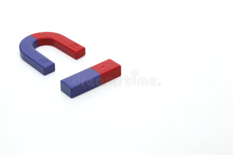 Magnet in a White Background Stock Photo - Image of isolated, white ...