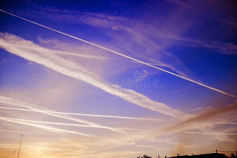 Strong Contrails Stock Photos - Free & Royalty-Free Stock Photos from ...
