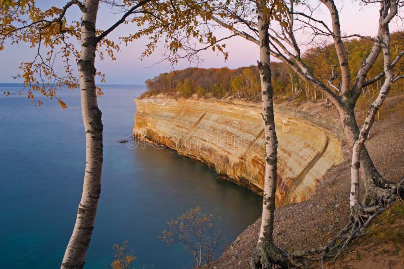 Pictured Rocks National Lakeshore Stock Photo - Image of shoreline ...