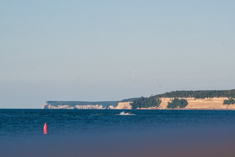 Pictured Rocks National Lakeshore, Michigan Stock Image - Image of ...