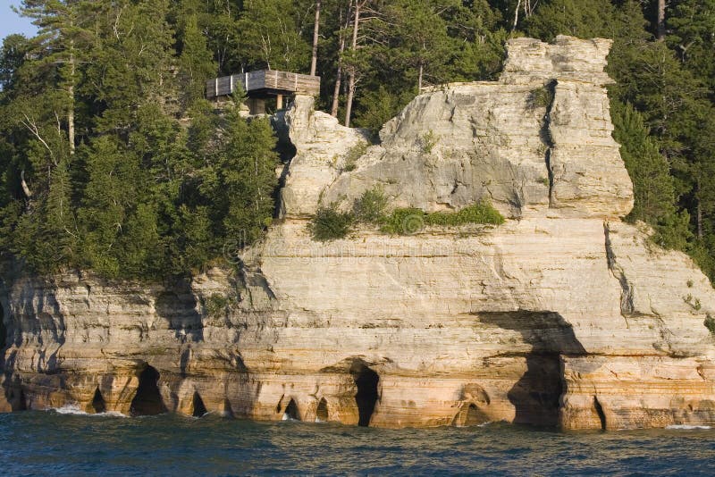 Pictured Rocks National Lakeshore, Michigan Stock Image - Image of ...
