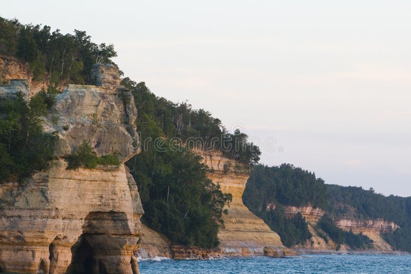 Pictured Rocks National Lakeshore, Michigan Stock Image - Image of ...