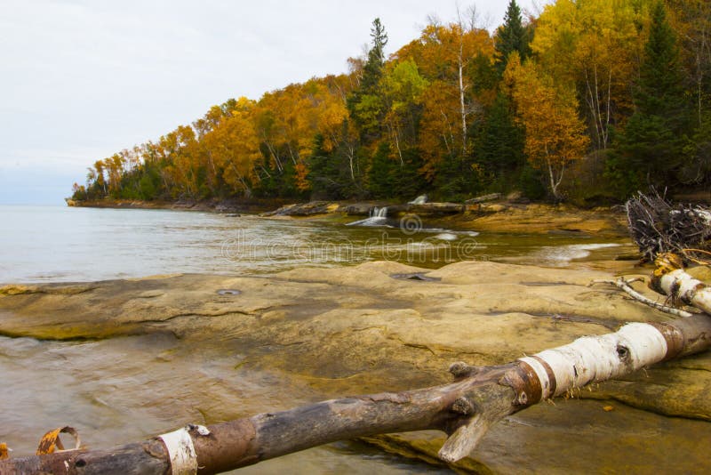 Pictured Rocks National Lakeshore, Michigan Stock Image - Image of ...