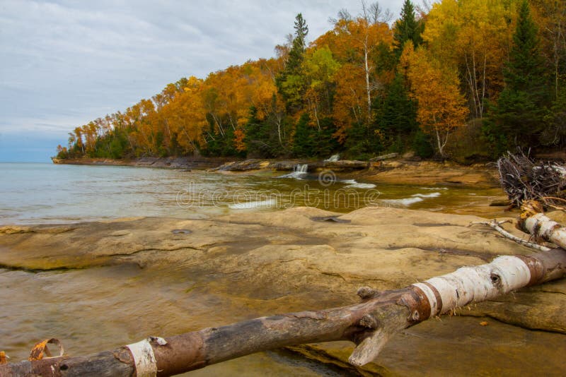 Pictured Rocks National Lakeshore, Michigan Stock Photo - Image of ...
