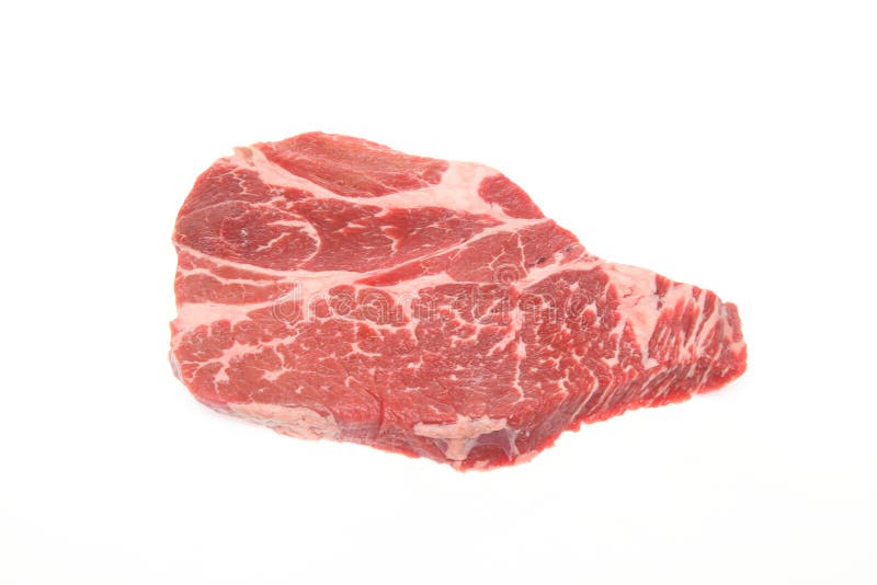 Sliced Beef in a White Background Stock Image - Image of food, meat ...