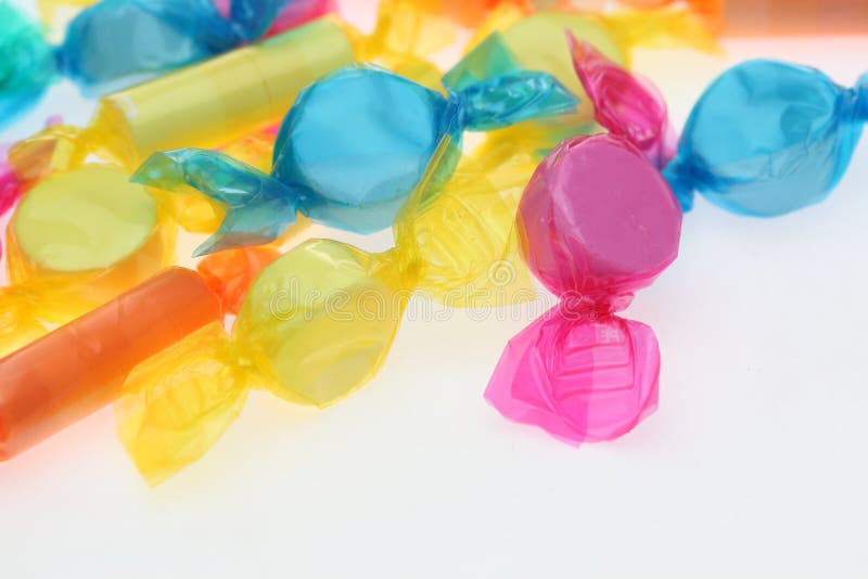 Soft Candy in a White Backgorund Stock Image - Image of colorful ...
