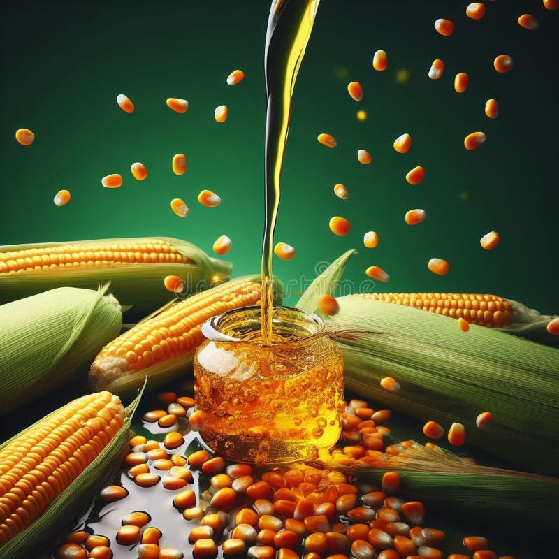 Pictures of corn oil stock image. Image of poster, screenshot - 293371837