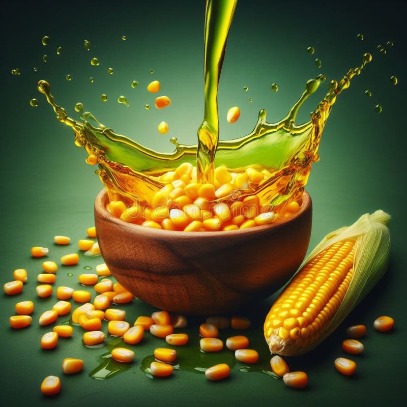 Pictures of corn oil stock image. Image of dish, green - 293372419