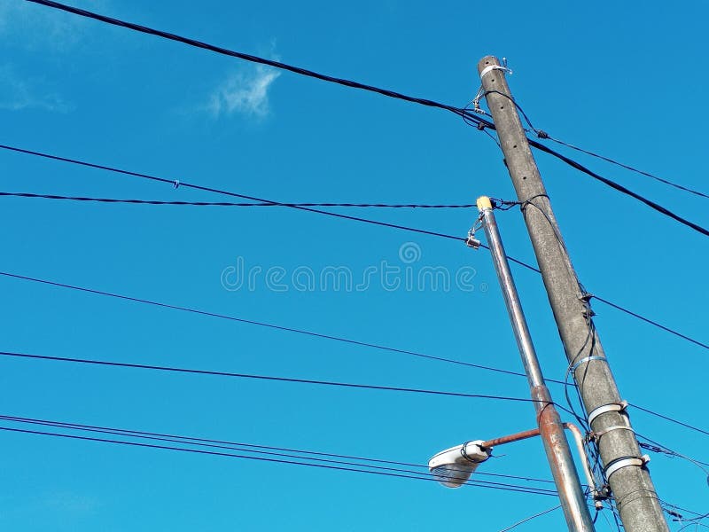 Pictures of Electrical Installations and Poles Stock Photo - Image of ...