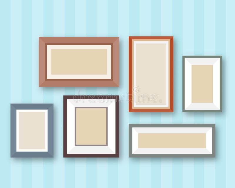 Pictures gallery stock vector. Illustration of modern - 74132114