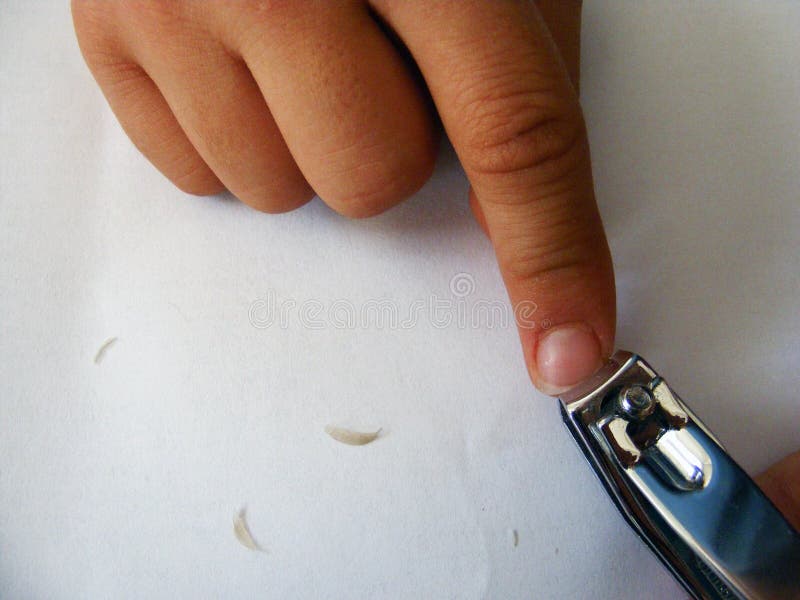 Pictures of Nail Cleaning and Nail Cutting Stock Photo - Image of ...