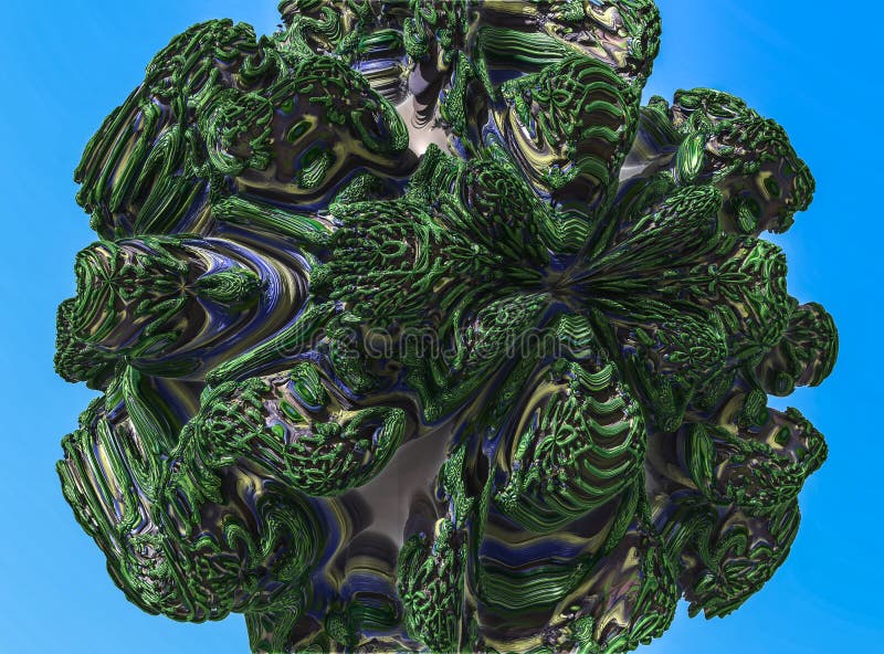 Pictures of Three-dimensional Fractals Stock Illustration ...