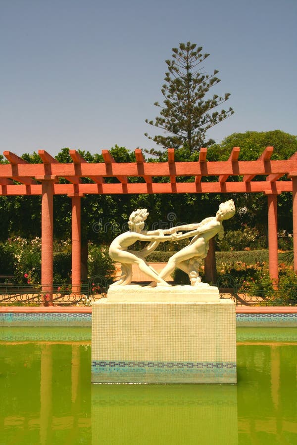 Picturesque arabic garden stock photo. Image of picturesque - 6057484