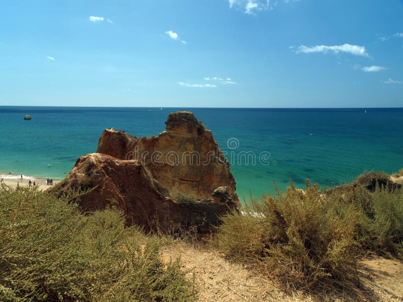 Picturesque Beaches of the Algarve Stock Photo - Image of praia ...
