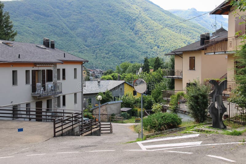 Picturesque Buildings in Fanano, Emilia Romagna Stock Photo - Image of ...