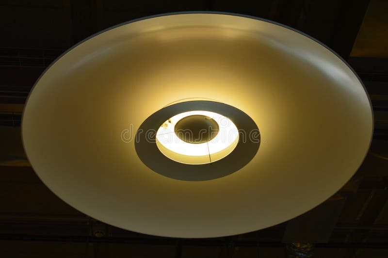 Picturesque Ceiling Lamp. Background Texture Stock Photo - Image of ...