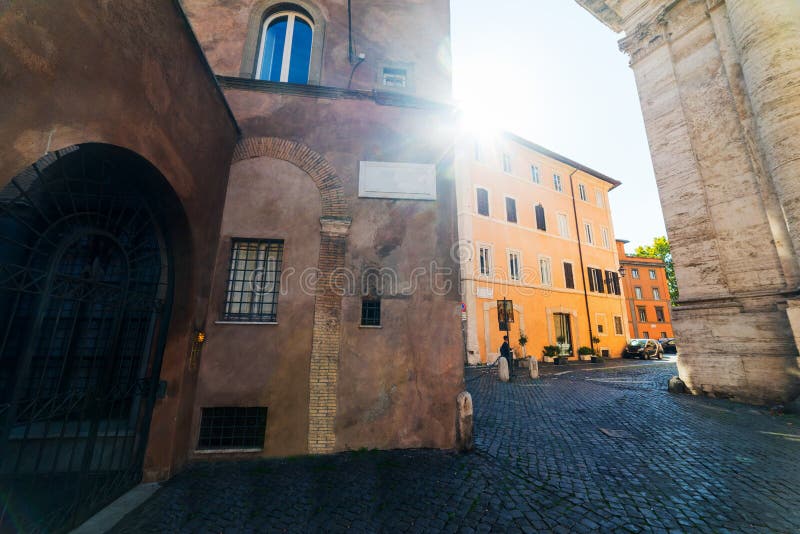 A Corner of Rome that You Don`t Expect Stock Photo - Image of ...
