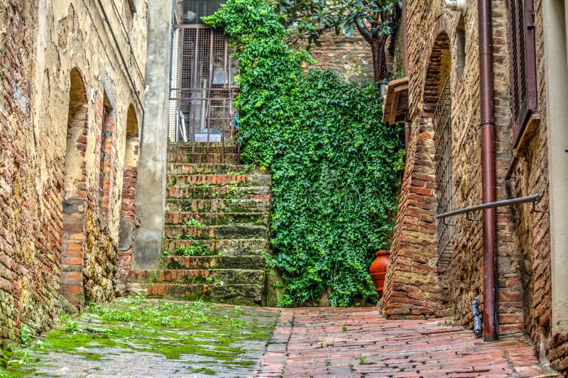 A Picturesque Corner In Tuscany, Italy Stock Photo - Image of city ...