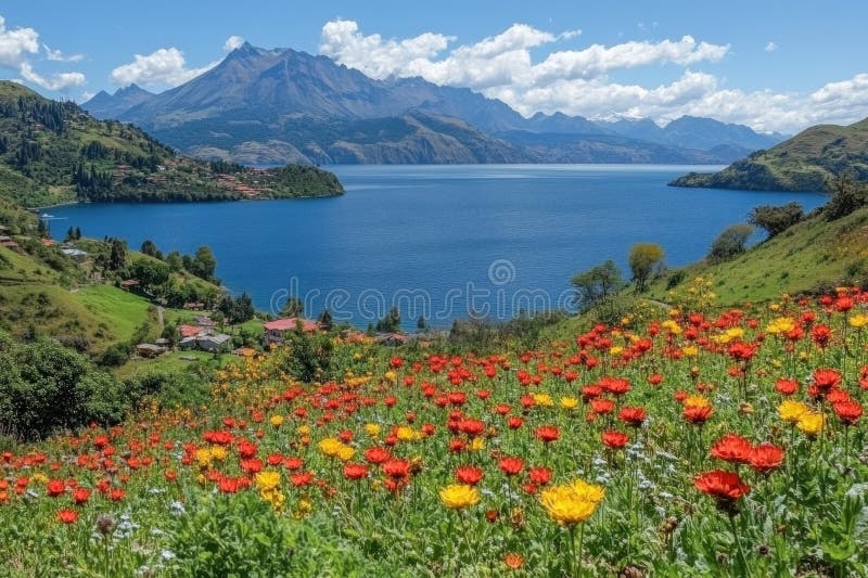 A Picturesque Landscape of San Rafael, Chile, Featuring Its Stunning ...