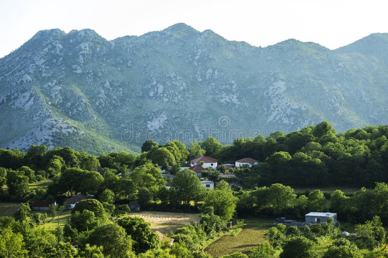 Picturesque Panoramic Scene, Rural Village Stock Photo - Image of rural ...