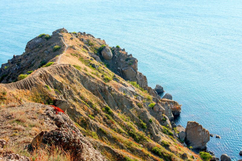 Picturesque steep beach 3 stock photo. Image of picturesque - 153912870